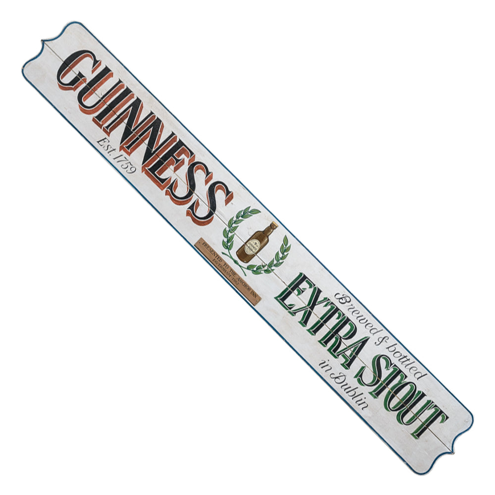 Large Wooden Guinness Sign – The Elephant's Foot Antiques Online